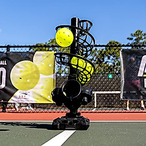 Franklin Sports Automatic Pickleball Launcher Machine - ProShot Pickleball Tosser for Pickleball Practice + Training - Portable Pickleball Thrower + Ball Server - Pickleball Training Equipment + Aid