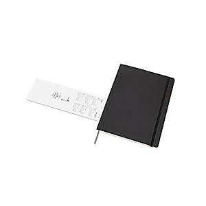 Moleskine Classic 18 Month 2021-2022 Weekly Planner, Soft Cover, XL (7.5" x 9.75"), Black