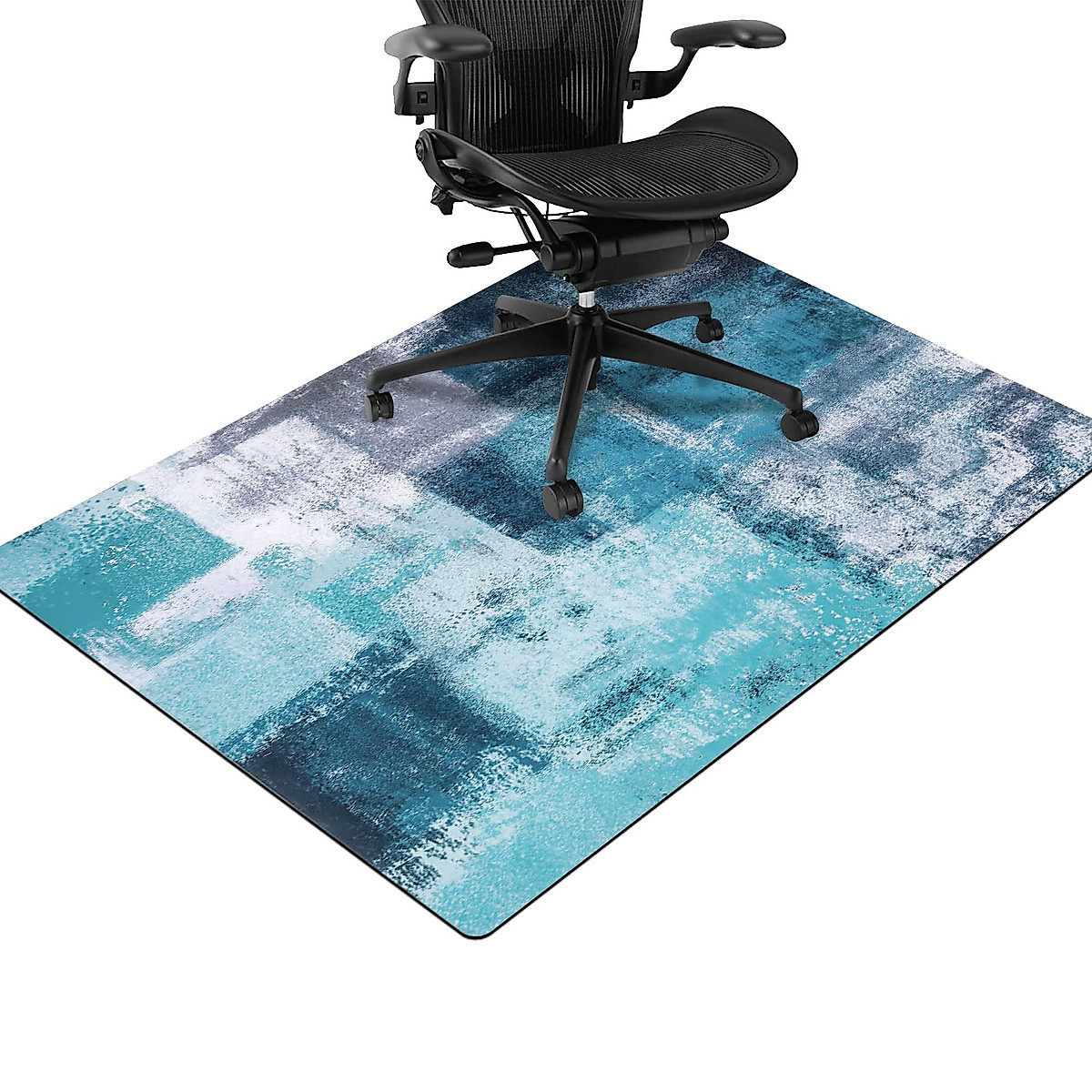 Pauwer Office Chair Mat for Hardwood Floors, 36'' x 48'' Computer Gaming Rolling Chair Mat, Low-Pile Desk Chair Mat Floor Mat Carpet Large Anti-Slip Floor Protector for Home Office
