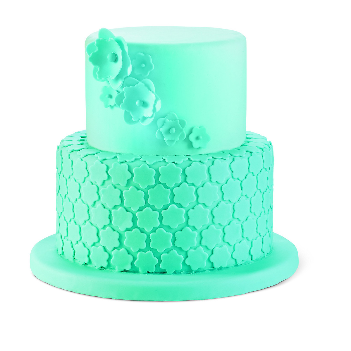 Wilton 6-Piece Nesting Fondant Double Sided Cut Out Cutters, Blossom