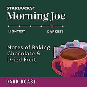 Starbucks Morning Joe Gold Coast Dark Roast Ground Coffee, 12 Ounce (Pack of 6)