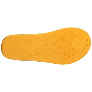 BZees Womens Villa Print Thong Yellow Tie Dye 9 M