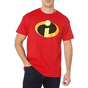 Disney unisex adult The Incredibles T-shirt T Shirt, Red, 3X US
