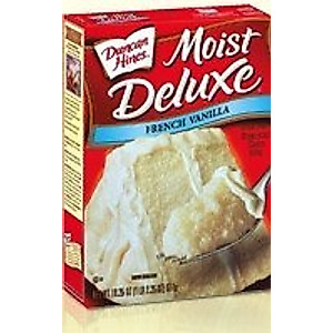 Duncan Hines Signature French Vanilla Cake Mix, 16.5-Ounce Boxes (Pack of 3)