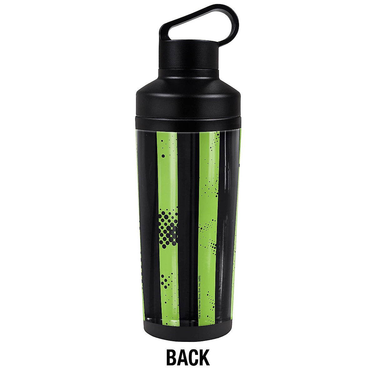 Beetlejuice OFFICIAL Beetle Worm 18 oz Insulated Water Bottle, Leak Resistant, Vacuum Insulated Stainless Steel with 2-in-1 Loop Cap