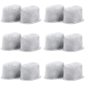 12 Pack Cuisinart Compatible Coffee Filter Replacement by Possiave - Charcoal Water Filter for Cuisinart - Fits all Cuisinart Coffee Machines