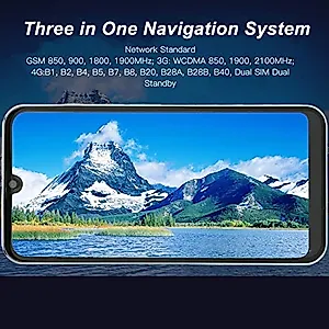 Zunate I13 Pro Max Unlocked Smartphone, 6.1in IPS Ultra HD 4G Mobile Phone with 4GB 128GB, 4000mAh, 8MP 16MP, Face Recognition, GPS, Senior Phone for Android 11(Blue)