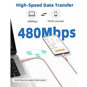 USB C to USB C Cable 2Pack 6FT USB C to C Cable 60W Fast Charging Cable Type C to Type C Cable for Samsung Galaxy S21/S20/Note20, MacBook Air/Pro, iPad Pro 2020/2018, iPad Air 4, Galaxy, etc