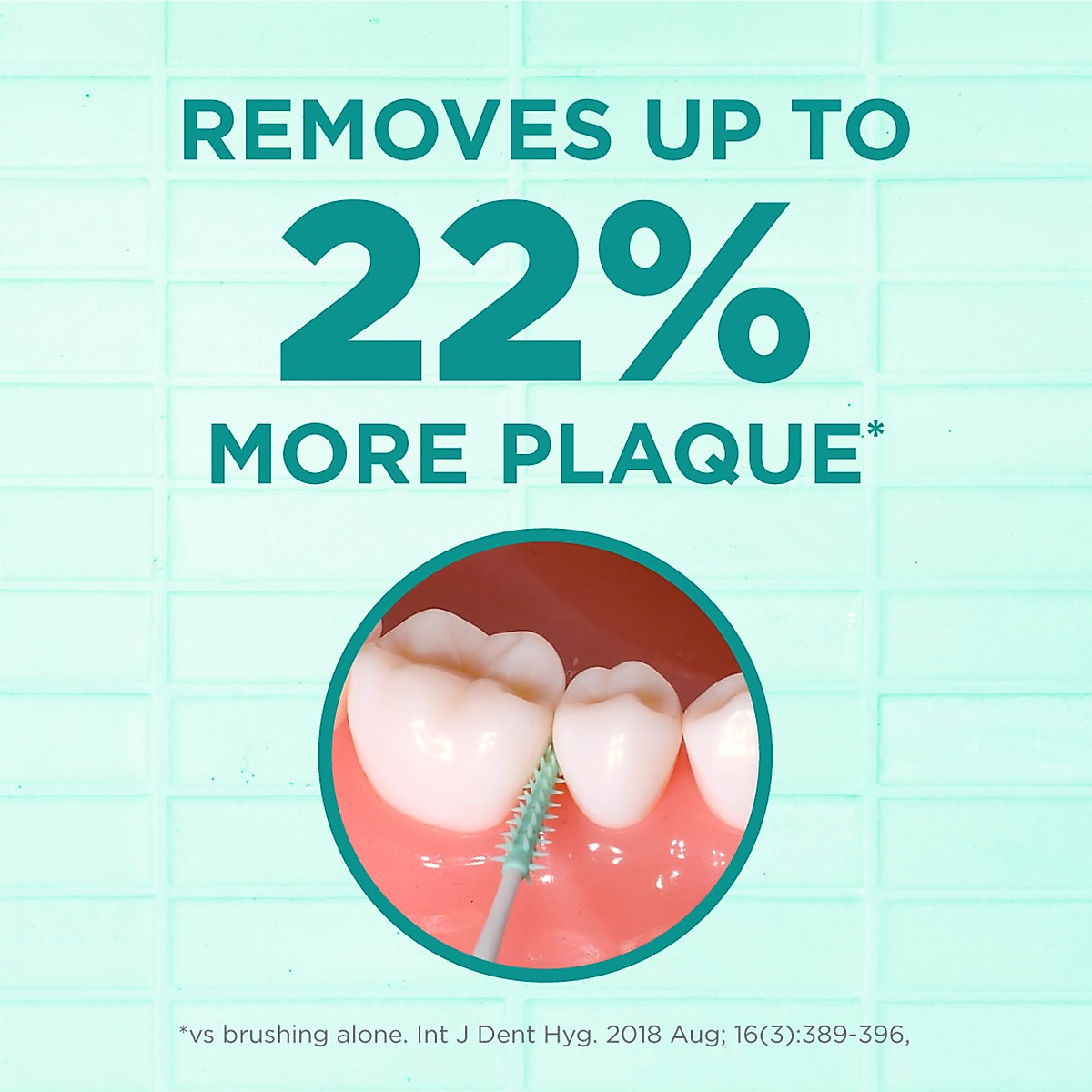 GUM Soft-Picks Original, Easy to Use Dental Picks for Teeth Cleaning and Gum Health, Disposable Interdental Brushes with Convenient Carry Case, Dentist Recommended Dental Picks, 50ct