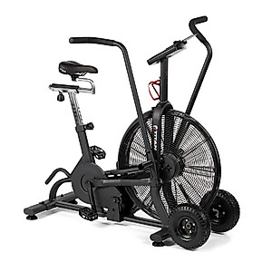 Titan Fitness Fan Bike 50.25 in. x 20.375 in. 111 lb. Heavy Duty Steel Removable Fan Guard LCD Console Display