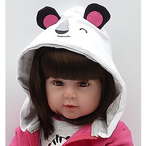 PURSUEBABY Toddler Reborn Baby Dolls Girls Soft Body 20 inch (Amy)…