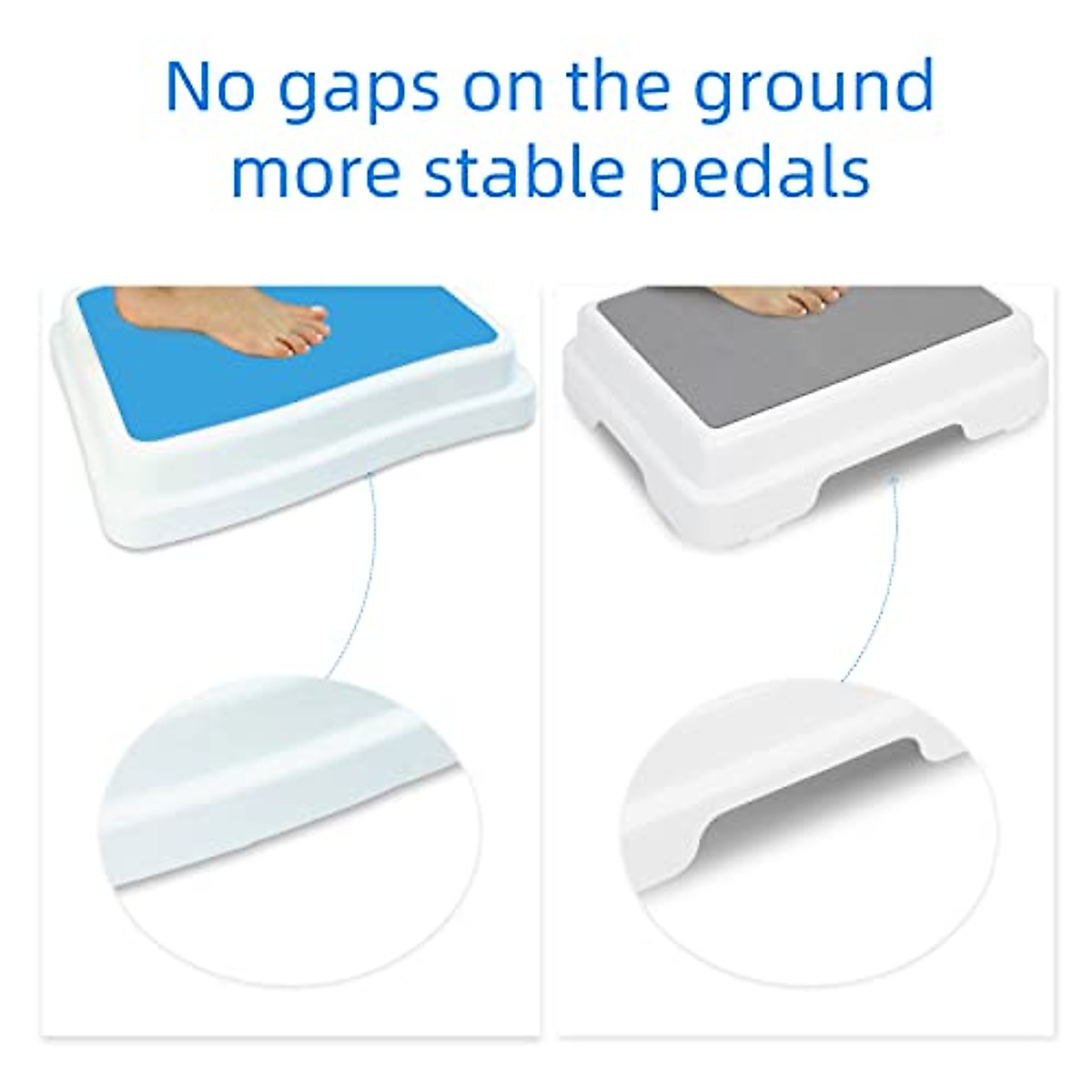 Wefaner Bath Shower Step,Stackable Bathtub Non Slip Safety Step Stool, Indoor/Outdoor Handicap Wideing Hands Free Platform Medical Portable Stack-Able, for High Beds, Kitchens,Bathroom.