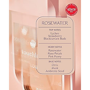 Touchland Glow Mist Rejuvenating Hand Sanitizer | Rosewater Scented | 500-Sprays each, 1FL OZ (Set of 1)