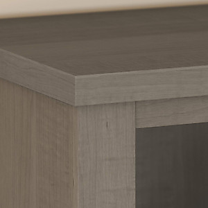 Bush Furniture Somerset Tall 5 Shelf Bookcase in Ash Gray