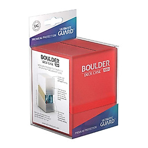 Ultimate Guard Ruby Boulder 100+ Heavy-Duty Deck Box Case Protector