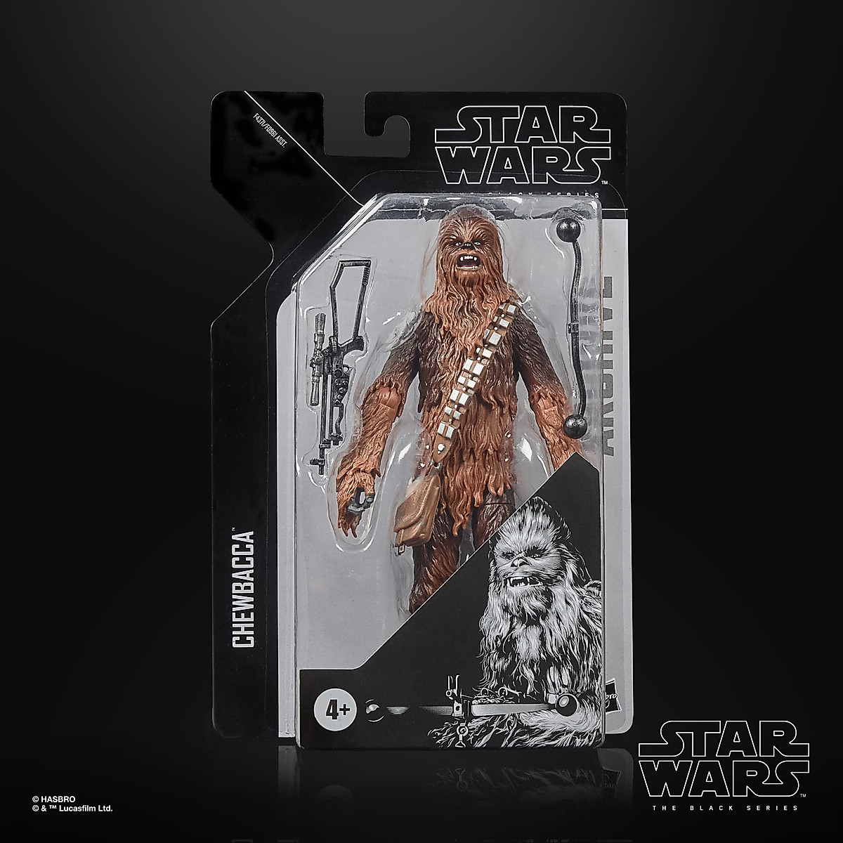STAR WARS The Black Series Archive Chewbacca Toy 6-Inch-Scale A New Hope Collectible Action Figure, Toys for Kids 4 Ages and Up