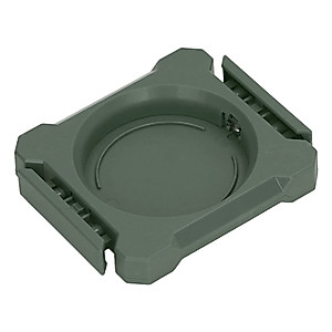 Soda Can Opener, ABS Beer Can Opener Press and Twist for Beverage (OD Green)