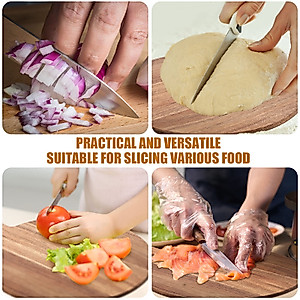 Patelai 12 Piece Round Wood Cutting Board Pizza Peel with Handle Laser Engraving Serving Board Charcuterie Cheese Bread Cutting Board for DIY Wedding Housewarming Gift (12 Inch, Acacia Wood)