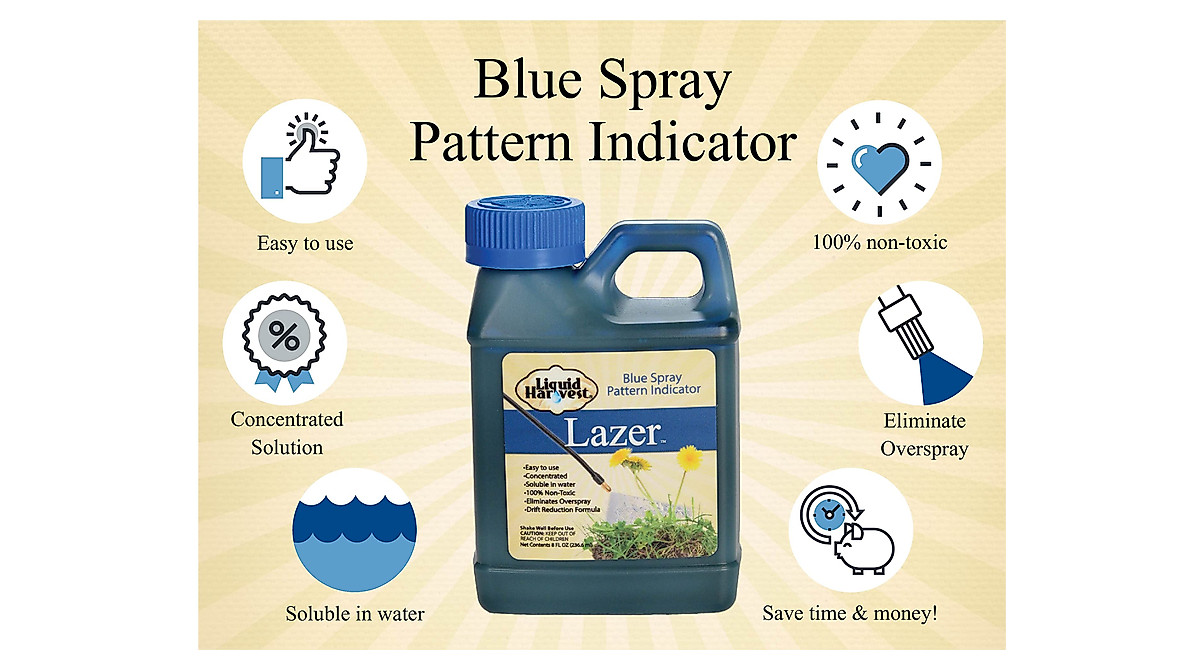 Liquid Harvest Lazer Blue Bundle for Weed Control