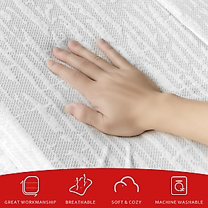 Toddler Nap Mat, Sleeping Mat for use in Preschools and Daycares, Folding Rest Mat with Ultra Soft Jacquard Waterproof Cover, 52''x28'', X-Large Size, Grey