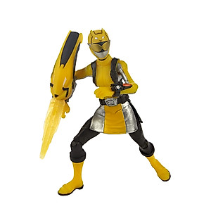 Power Rangers Beast Morphers Yellow Ranger 6" Action Figure Toy Inspired by The TV Show