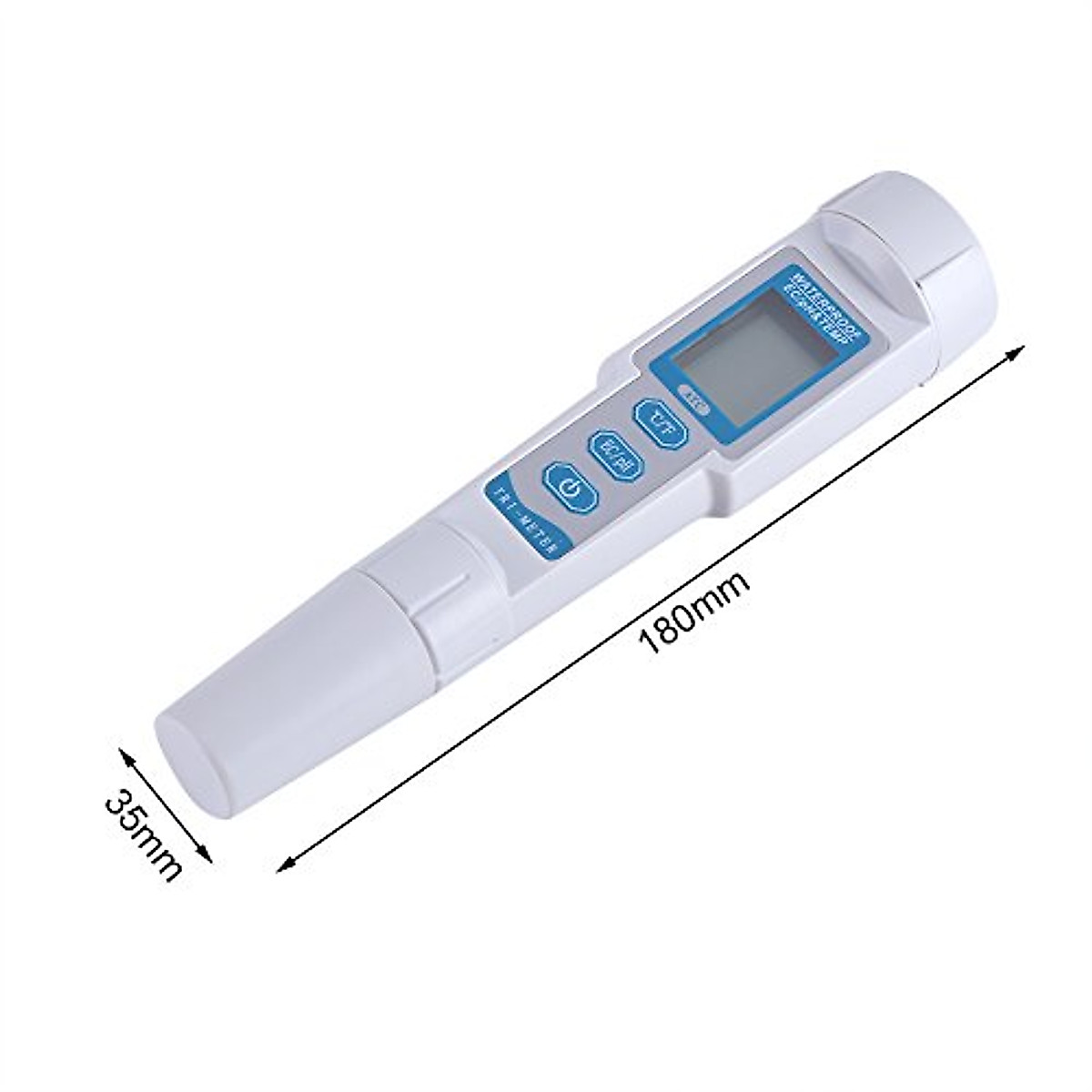 PH/EC/Temp Meter Professional 3 in 1 Portable High Accuracy Handheld Pen Testing Water Quality Tester Meter