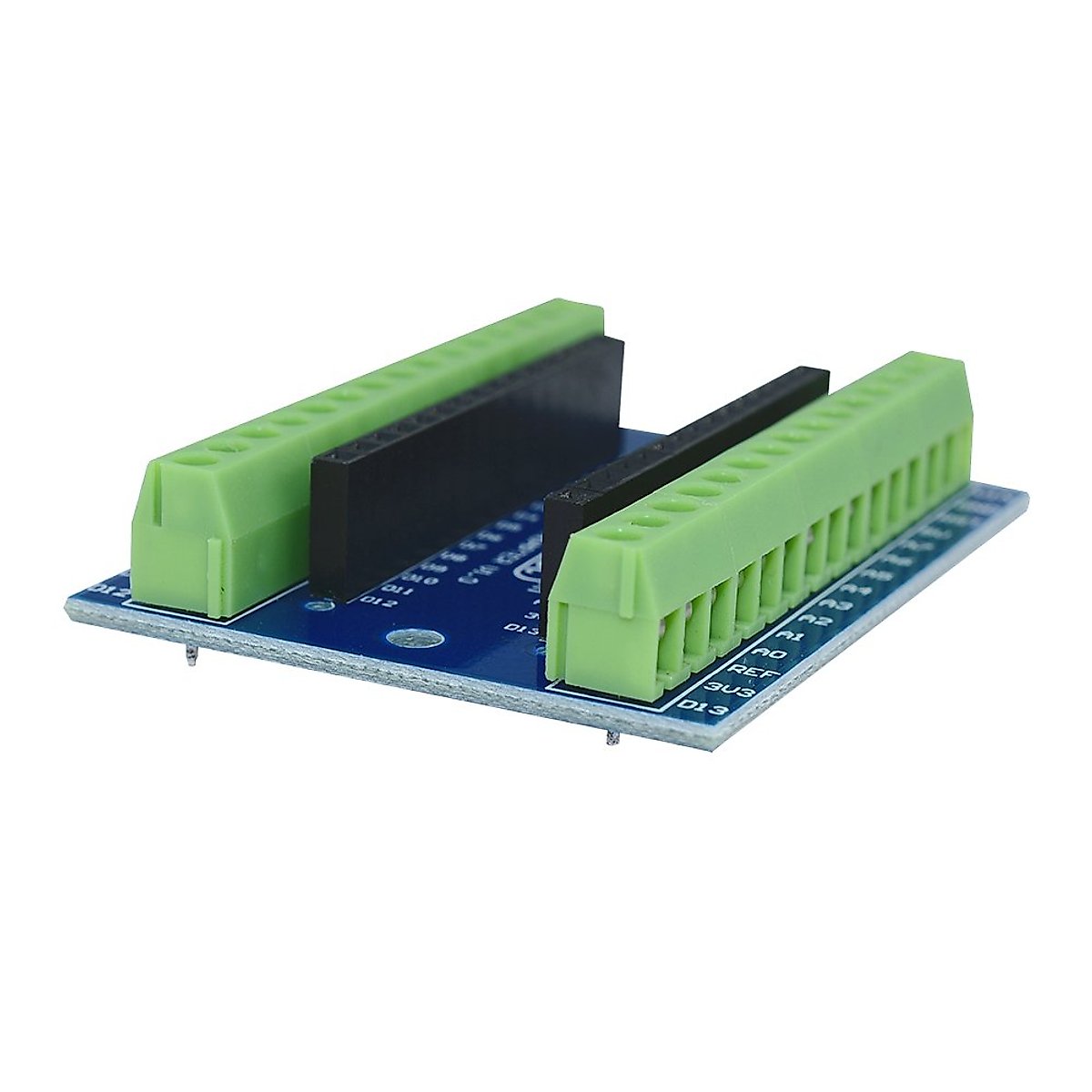 Aideepen 5pcs Nano V3.0 Expansion Board V3.0 Breakout Board Screw Terminal Adapter Shield Nano V3.0 AVR ATMEGA328P-AU Module