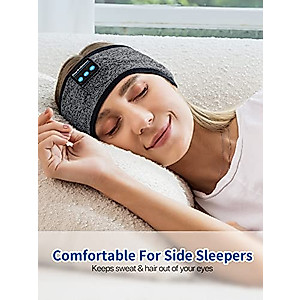 Sleep Headphones Wireless Headband Headphone, Adjustable Soft Sleeping Headphones, Birthday Gifts Christmas Stocking Stuffers for Men Women Father Husband Wife