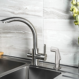 Sink Sprayer Replacement, Universal Kitchen sink Sprayer,Houtingmaan Sink Sprayer Head, Kitchen Sink Side Sprayer Head, Faucet Sprayer Head Brushed Nickel