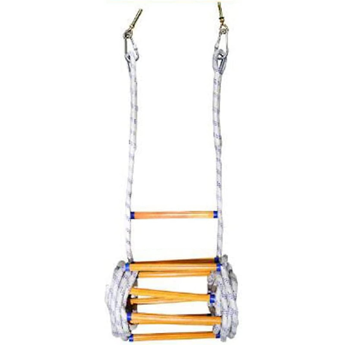 FGQCBBYC Fire Escape Ladder, Fire Escape Ladders 2-8 Storey Indoor/Outdoor Rope Ladder Escape from Window and Balcony Fast to Deploy/10M/33Ft
