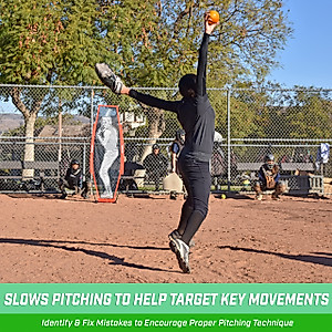 GoSports 3.82 inch Weighted Training Softballs 6 Pack - Hitting & Pitching Training for All Skill Levels - Improve Power and Mechanics