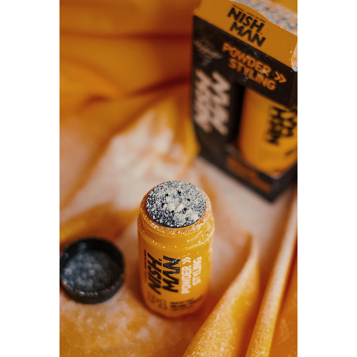 nishman Hair Styling Series (P1 Hair Styling Powder Wax, 20gr)