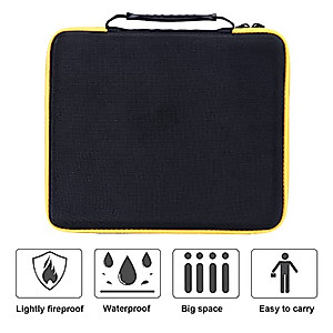 Khanka Hard Carrying Case Replacement for Dewalt 20V MAX XR Drywall Screw Gun (DCF620B/DCF630B), Drywall Screw Gun Collated Attachment (DCF6202), Case Only