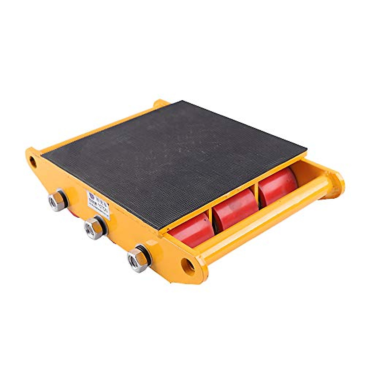 33000lbs Heavy Duty Machine Dolly Skate Machinery Roller Mover Cargo Trolley 15T