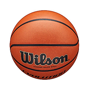 Wilson Evolution Indoor Game Basketball, Intermediate - Size 6