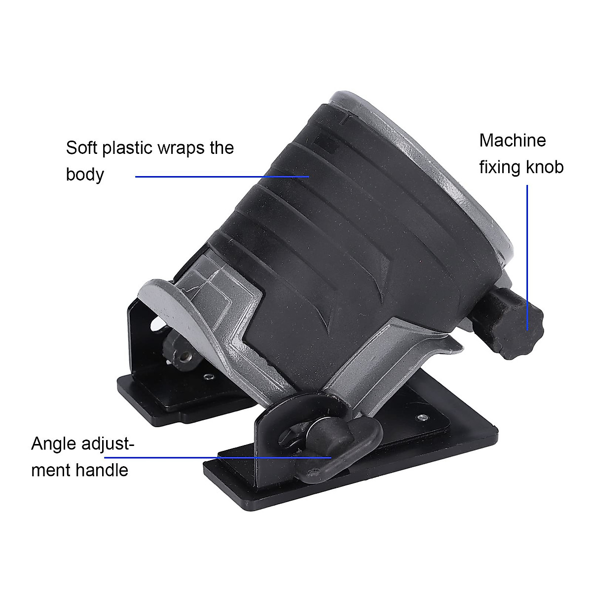 Wood Router Trimmer with Trimmer Base, Tilt Base & Plunge Base - Compact Palm Router Woodworking Kit Multifunctional Electric Hand Laminate Trimmer Set Wood Routing Trimming