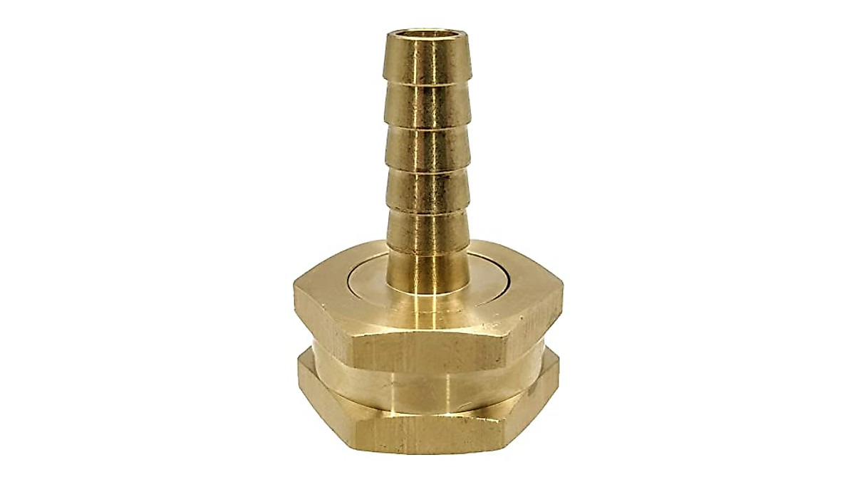 GRIDTECH Heavy-Duty Brass Garden Hose Adapter