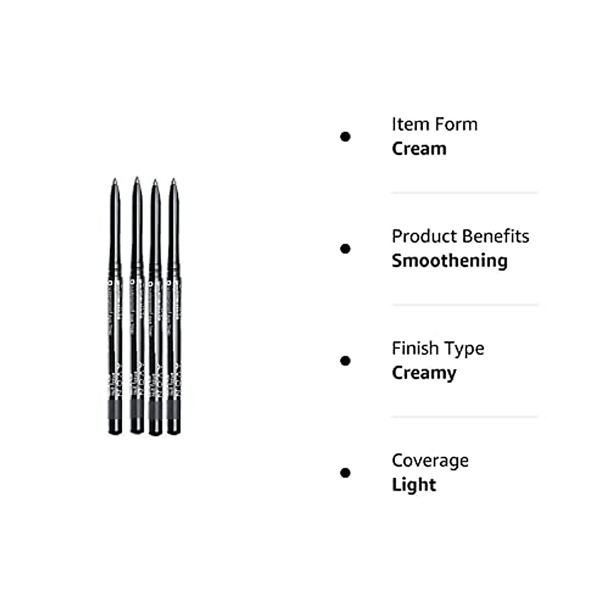 Lot of 4 Avon GLIMMERSTICKS Eye Liner Cosmic Brown