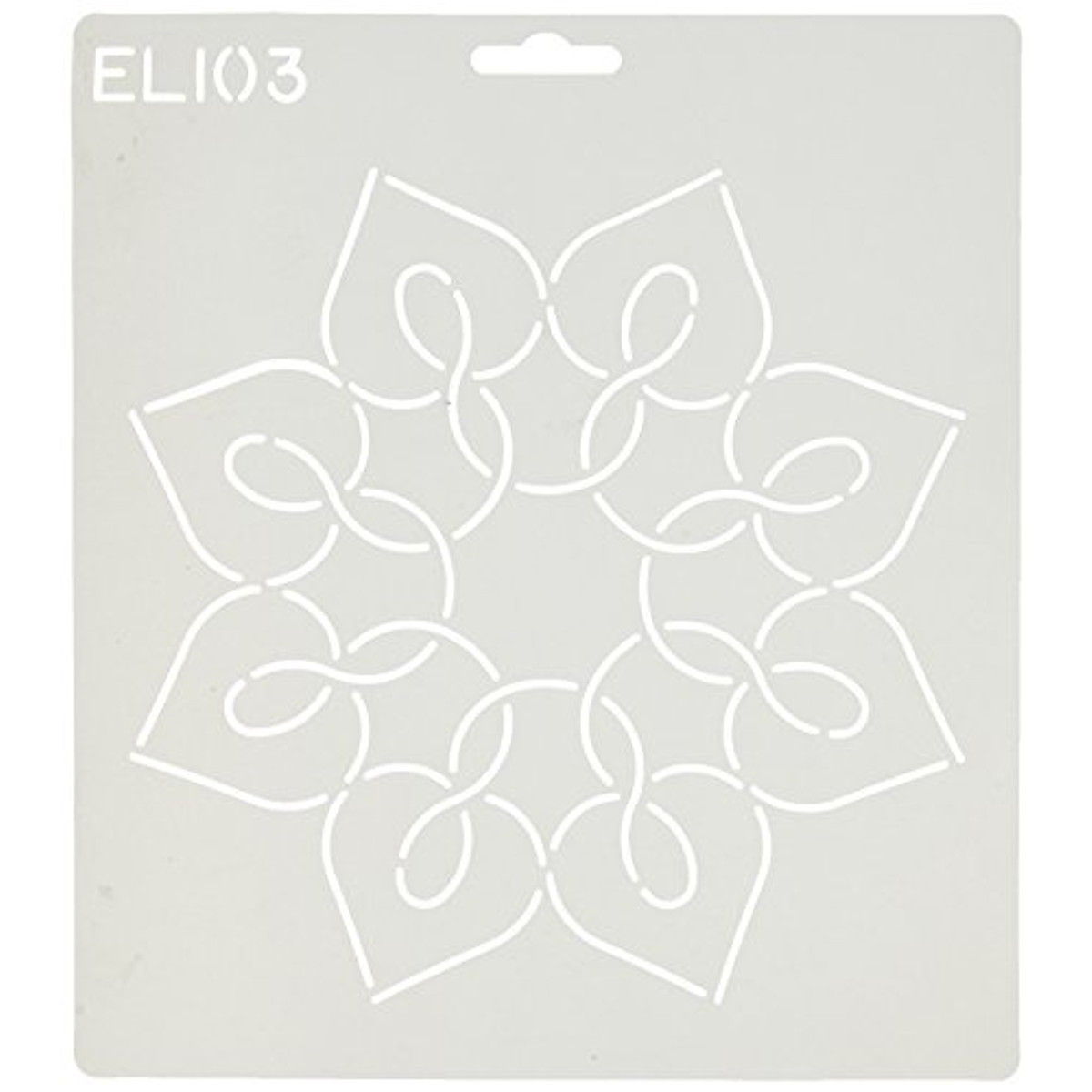 Quilt Stencil Battenberg Hearts