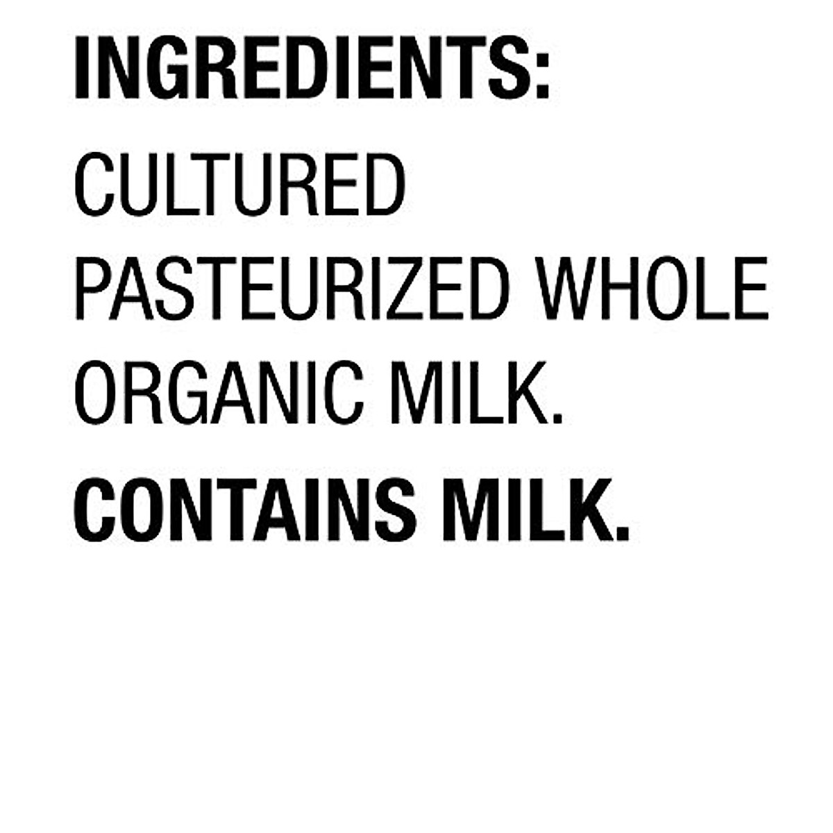 Wallaby Organic Aussie Greek Whole Milk Yogurt, Plain, 32 oz. USDA Organic