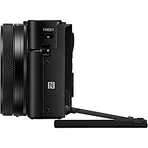 Sony Cyber-Shot DSC-RX100 VII Digital Camera (DSC-RX100M7) + 64GB Memory Card + Case + Card Reader + Flex Tripod + Memory Wallet + Cleaning Kit (Renewed)