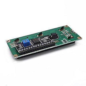 Teyleten Robot LCD1602 LCD Display Screen Module 16X2 Character Serial Blue Backlight LCD Module PCF8574T PCF8574 IIC I2C for Raspberry Pi Arduino STM32 DIY (5PCS)
