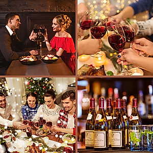 SANMAS Electric Wine Opener, Automatic Wine Bottle Openers Set with Foil Cutter, Battery Operated Cordless Wine Corkscrew for Wine Lovers Gift