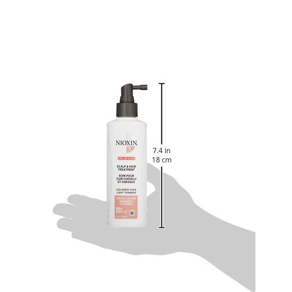 Nioxin System 3 Scalp & Hair Treatment, Color Treated Hair with Light Thinning, 6.8 Fl Oz