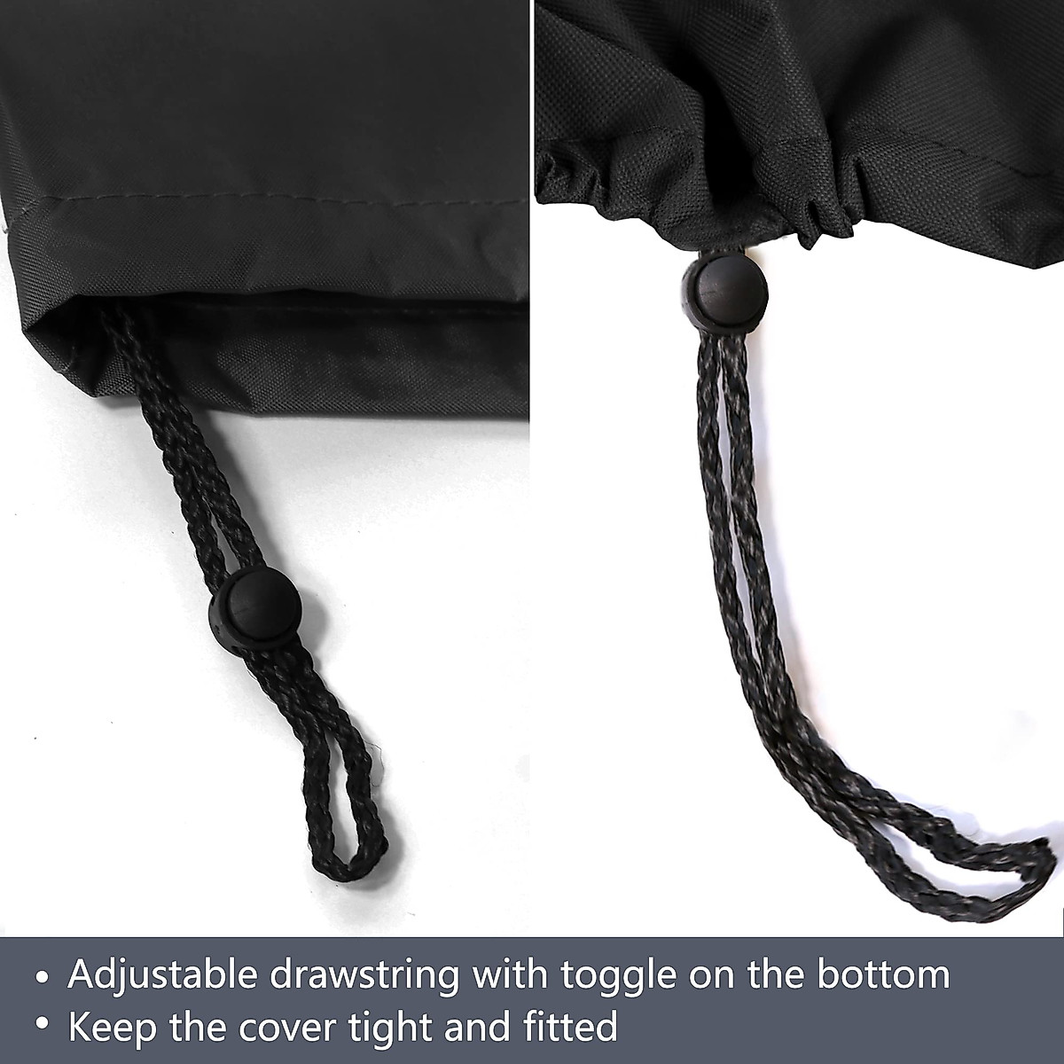 Baner Garden Patio Furniture Covers,Outdoor Furniture Cover Waterproof,Patio Furniture Set Covers for 4 Piece Outdoor Conversation Set,Patio Covers Set Black