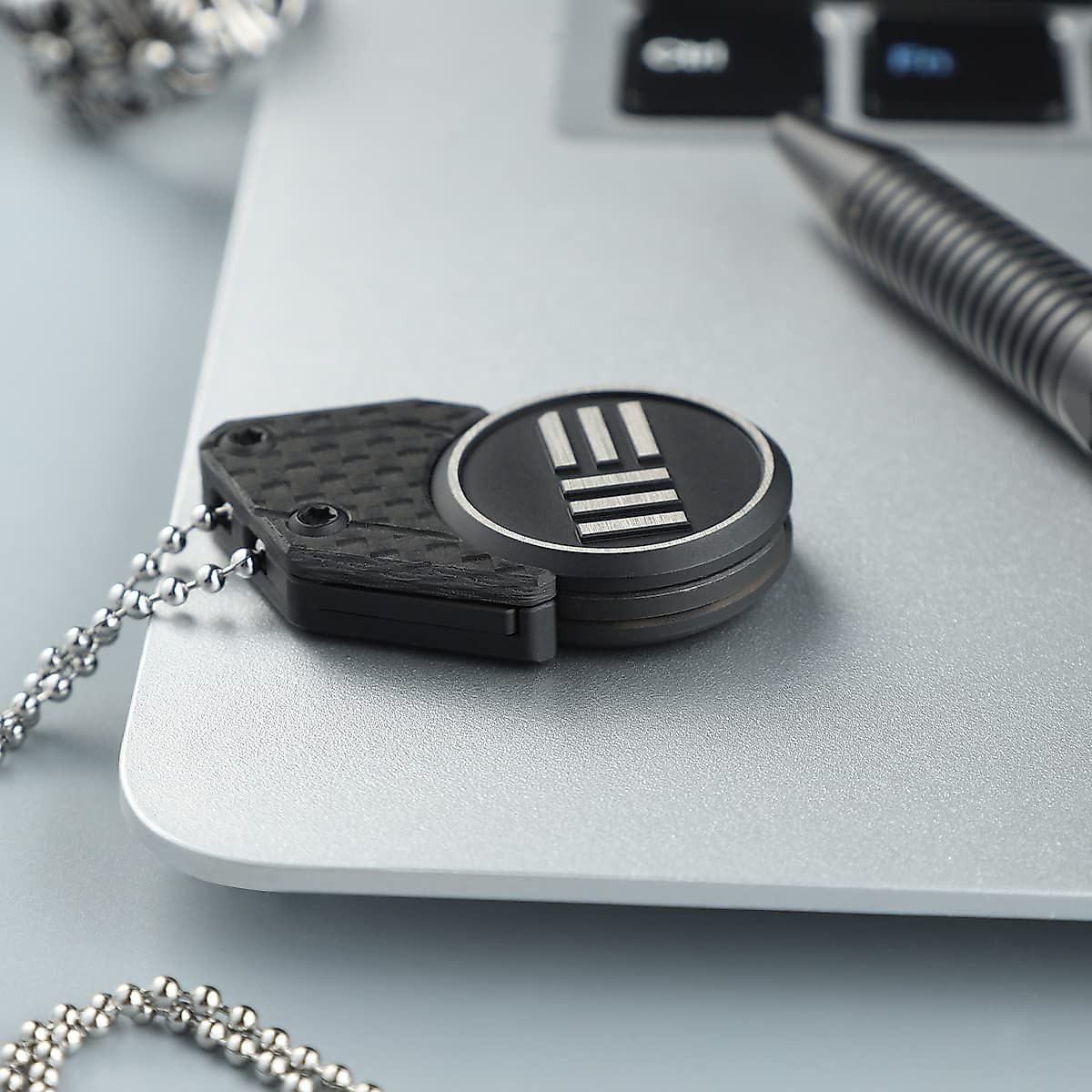 WeKnife Quark Box Cutter Utility Knife Neck Knife for Cardboard, Boxes and Cartons WE20021-2