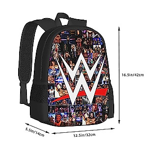 Kanou Backpack 3 Piece Set School Bag Bookbag with Lunch Box And Pencil Case Set for Boys Girls