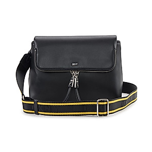 DKNY Pandora Crossbody, Black/Silver