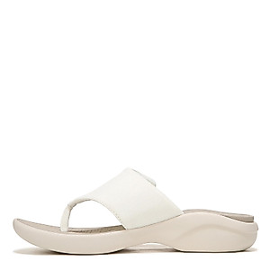 BZees Womens Camp Out Thong Sandal Bright White 6.5 M