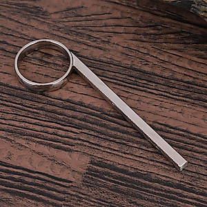 Trumpet Finger Ring, Replacement Metal Slide Finger Ring for Trumpet